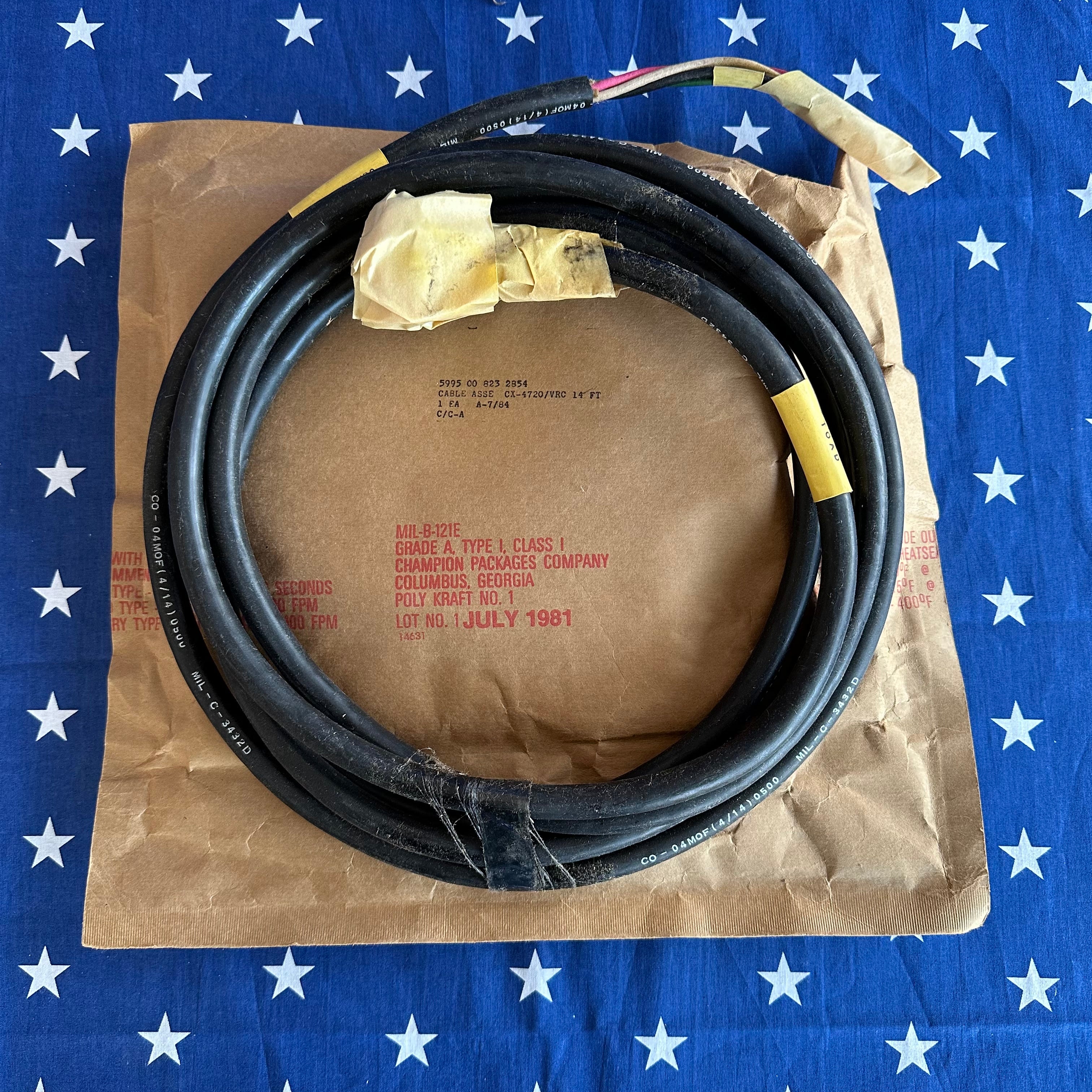 NOS Radio Power Cable CX-4720/VRC – M151 Parts